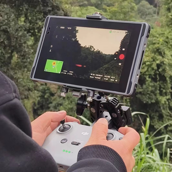 Hugerock X7 2600 Nits Rugged Android 13 Tablet UAV FPV Drone Control ...
