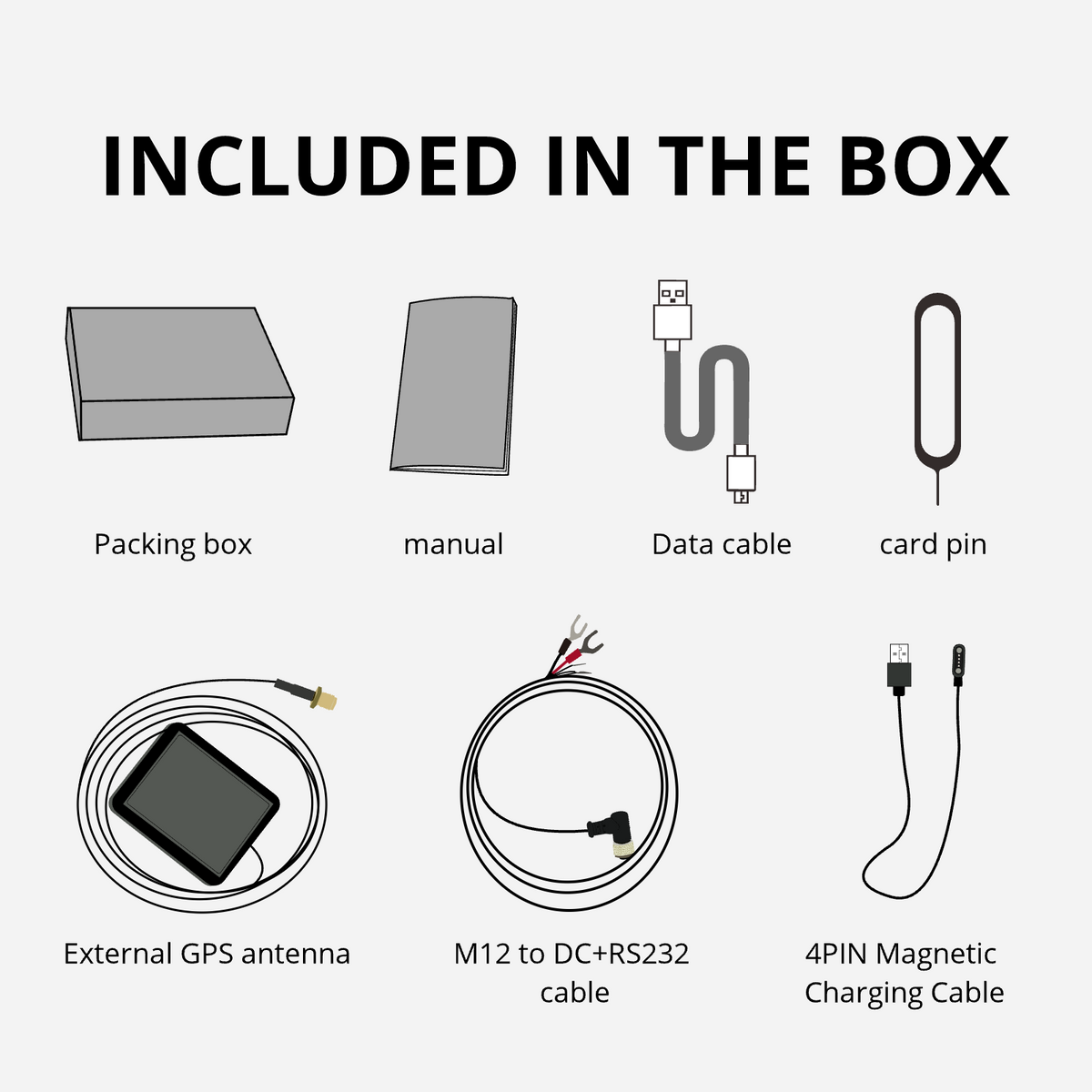 Hugerock X70 2600 Nits Rugged Tablet Android 13 Motorcycle Rally Racing ...